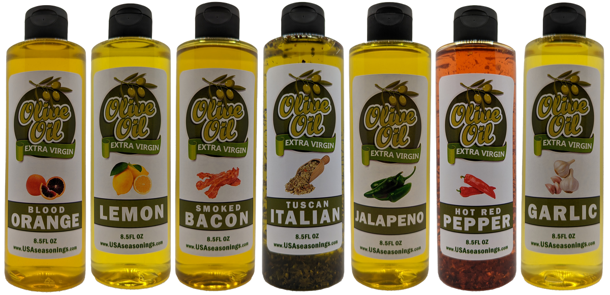 Exclusive Flavor Infused Olive Oils – USA Seasonings